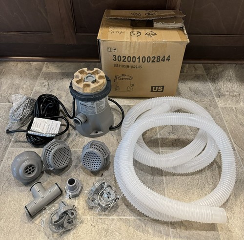 New! Bestway Flowclear Intertek Swimming Pool Filter Pump #58511E ...