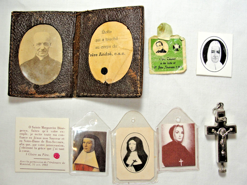 8 Relic Lot Frere Andre St. Marguerite Marie Catherine Neumann Fitzbach ...