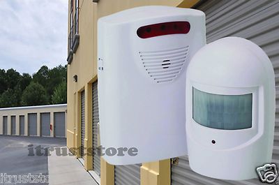 WIRELESS MOTION SENSOR DETECTOR DOOR GATE ENTRY BELL CHIME ALERT ALARM ...
