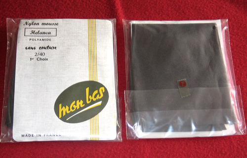 2 PAIRES BAS PJ T 2 FRANCE MON BAS 2x40 GRIS NYLON MOUSSE OPAQUE ...