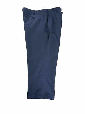 Gently Worn Lands' End Men's Trad Fit Cotton Plain Pants Dark Gray 54T ...