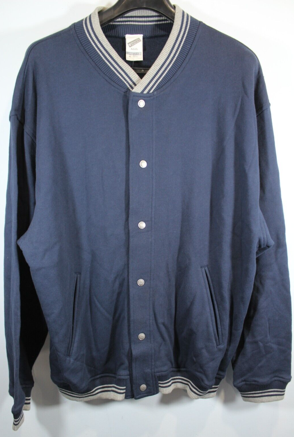 VTG 1999 WARNER BROS Varsity College Button Up Sweater Looney Tunes XL ...