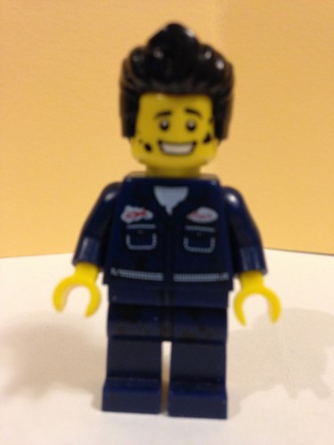 Lego col095 Mechanic - Minifigure - Collectible Series 6 - dirt stains ...