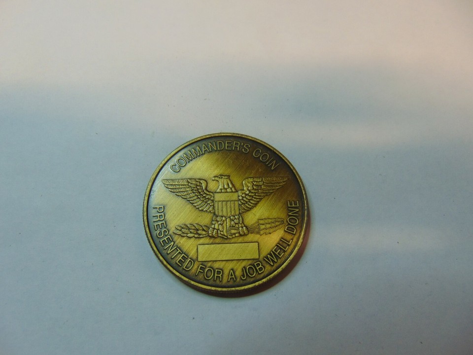 CHALLENGE COIN FIRST BRIGADE ATTACK COMMANDERS COIN FOR A JOB WELL DONE ...