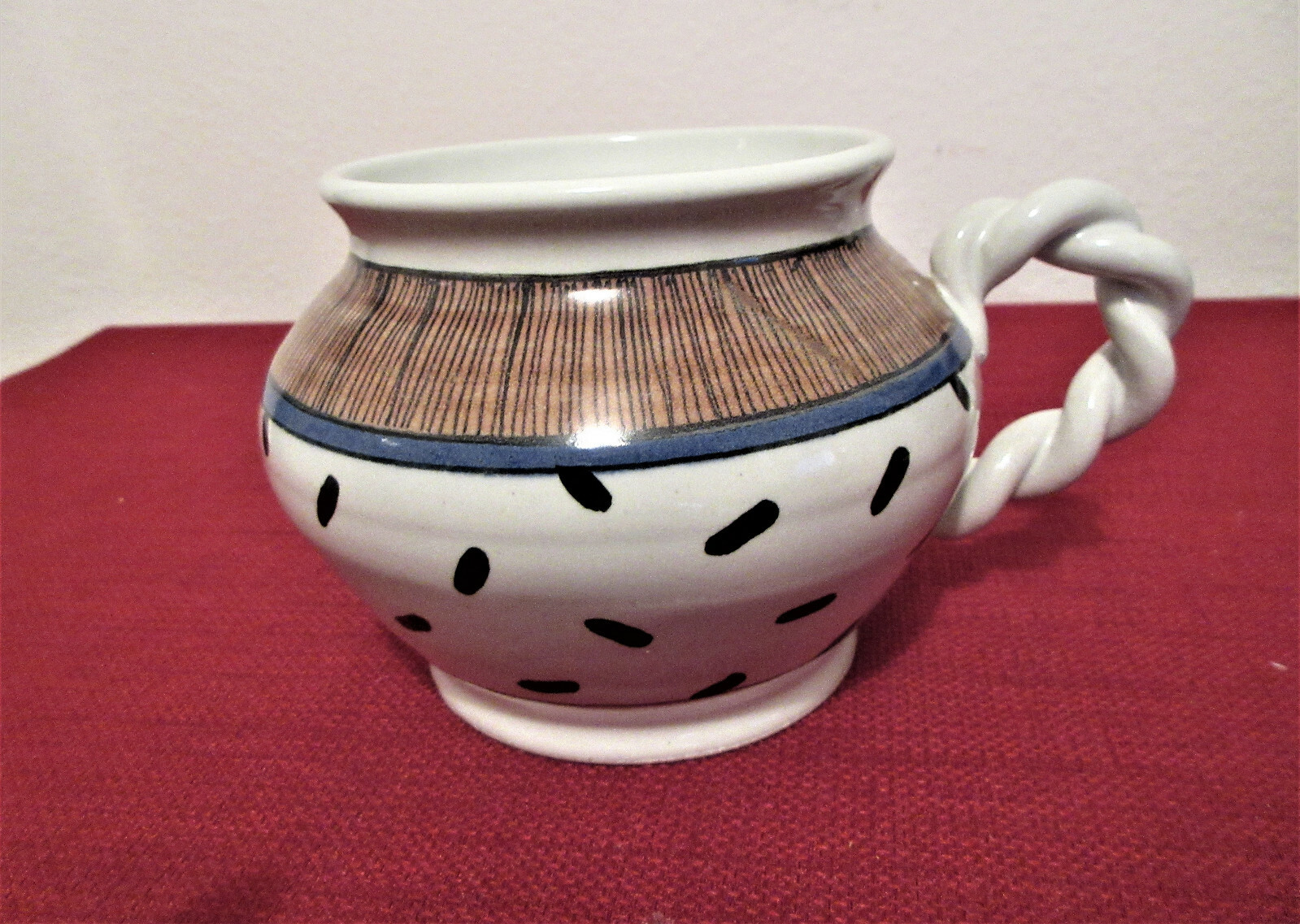 Vintage Hage Pottery Art Stoneware Pot | eBay