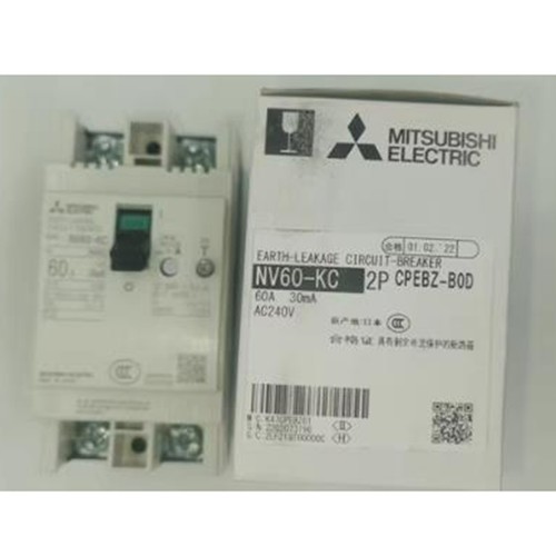1PC NEW MITSUBISHI NV60-KC 2P 60A Residual Current Circuit Breaker FAST ...