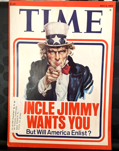Time Magazine Cover Page Uncle Jimmy Wants You May 2 1977 Wall Art ...