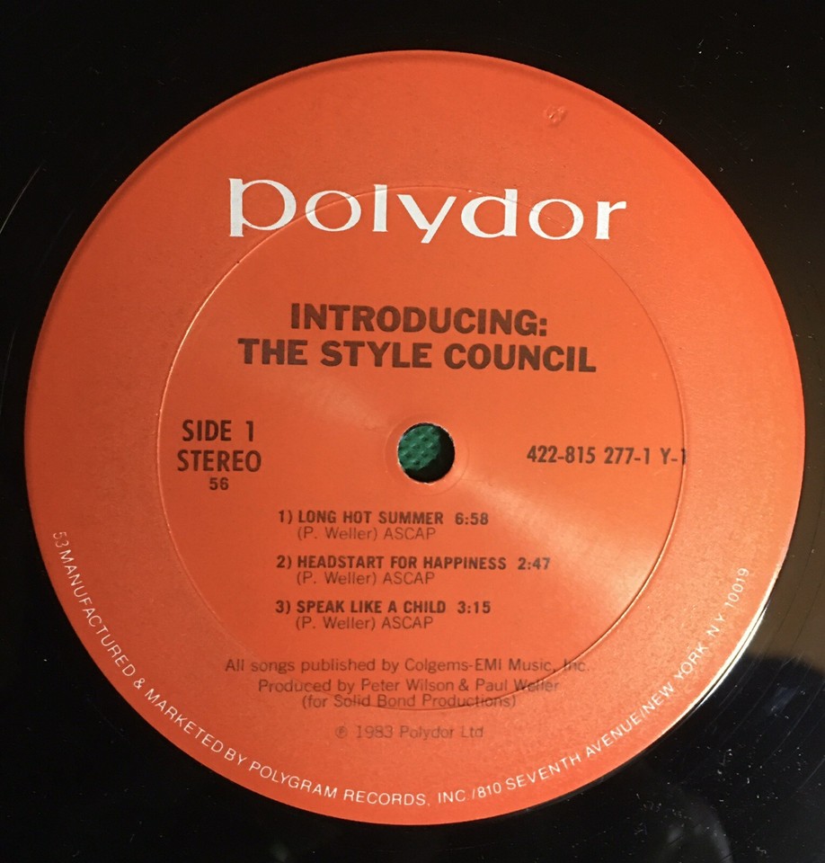 Introducing The Style Council Mini LP 1983 Polydor | eBay