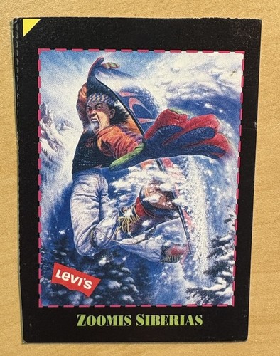 Zoomis Siberias 1990 LEVIS Promo Card, Snowboarding | eBay