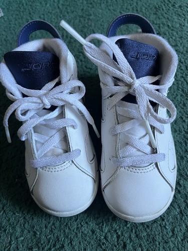 Nike Air Jordan 6 Retro TD Midnight Navy Multi Size 8c Toddler Sneakers ...