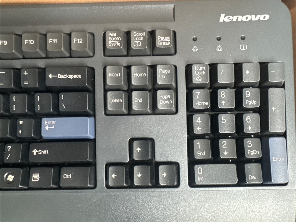 Lenovo ThinkPlus Preferred Pro Wired Keyboard, Business Black (73P5220 ...