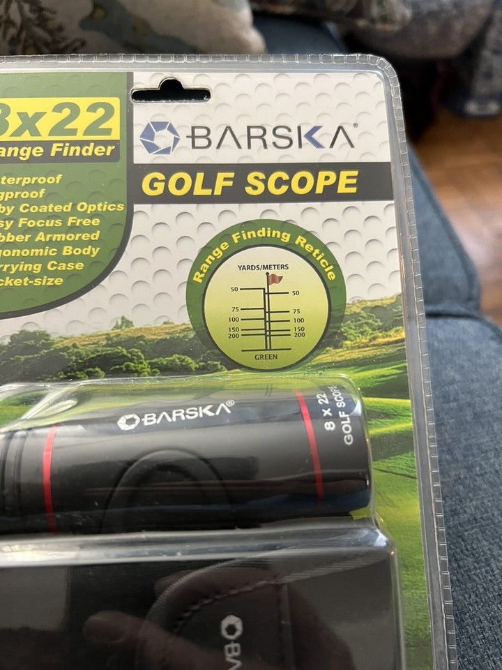 BARASKA GOLF SCOPE8x22 RANGE FINDER SEALED PKG | eBay