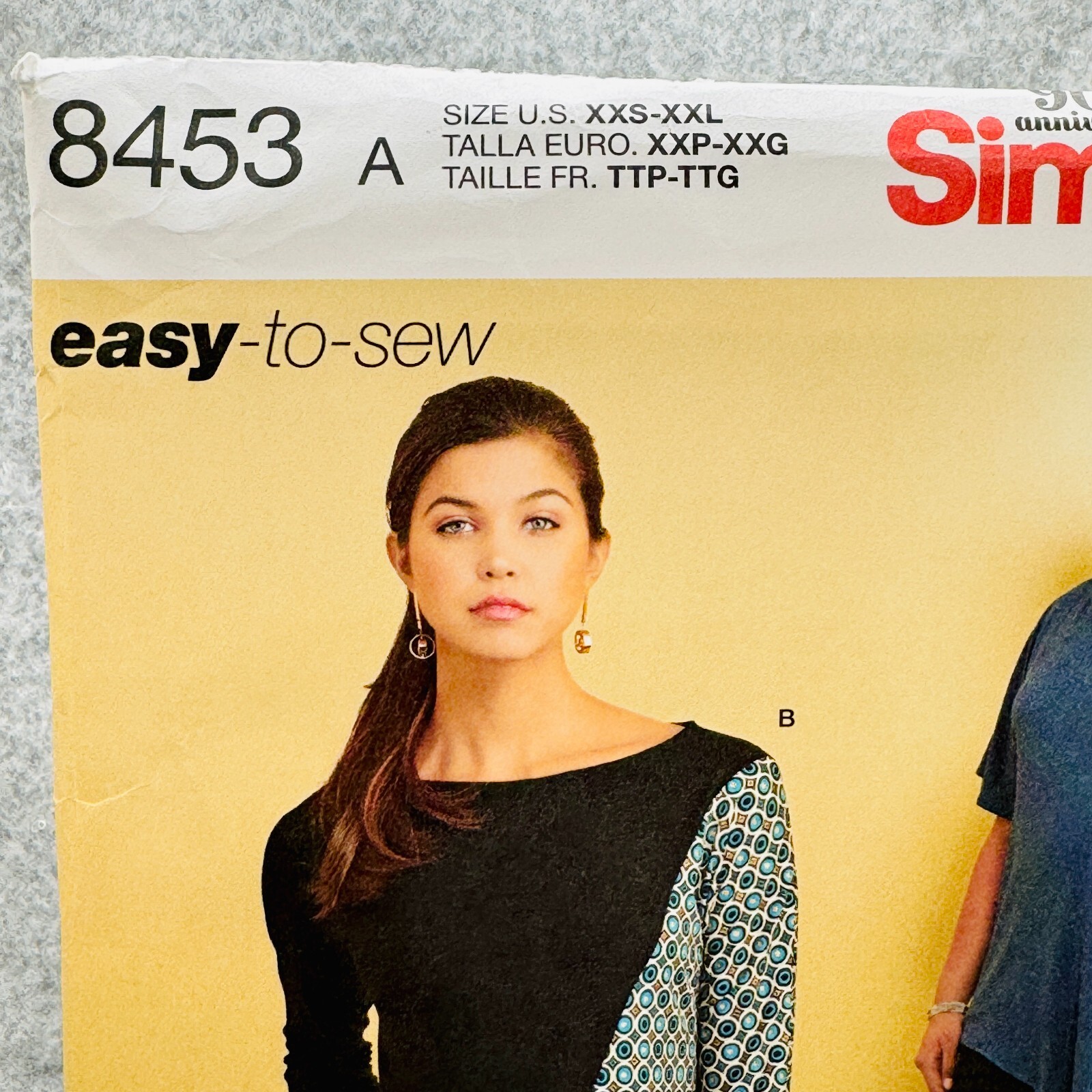 Simplicity 8453 Plus Size Tunic Top w Asymmetrical Hem Misses XXS XXL Pattern | eBay