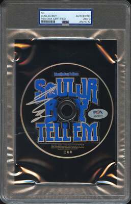 Soulja Boy Signed Autographed CD "iSouljaBoyTellem" PSA/DNA ...