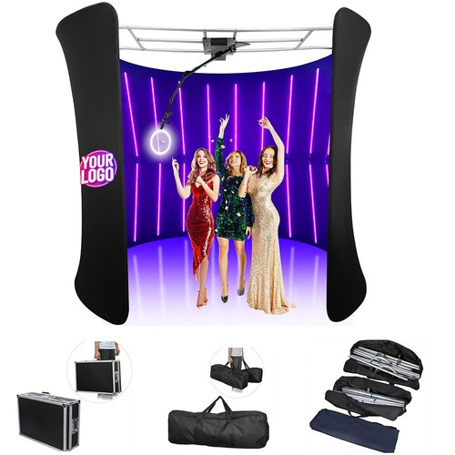 2024 Overhead Automatic 360 SPINNER TOP 360 PHOTO BOOTH W/32PCS RBG ...