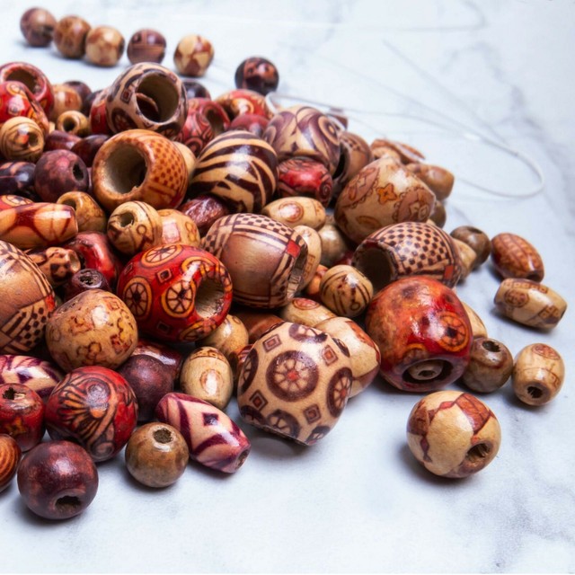 Assorted Large African Wooden Beads for Jewelry Making for sale online ...