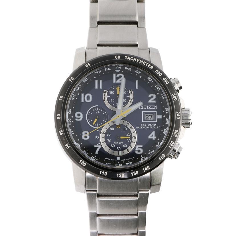 Citizen H800-s107334 Black Dial Eco-drive Solar Leather Band Mens Watch ...