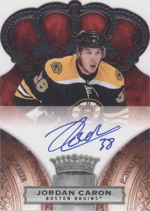 2010-11 Panini Crown Royale - Rookie Jordan Caron #132 /499 (AU, RC ...