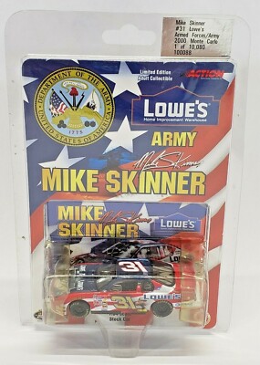 Action Mike Skinner #31 Lowe's Armed Forces/Army 2000 Nascar Diecast 1: ...