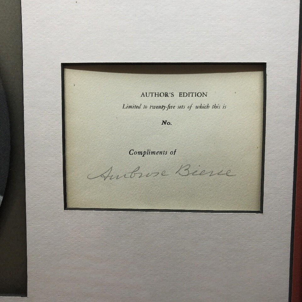 Ambrose Bierce Signature: Framed with Photo (Signed, Autograph with ...