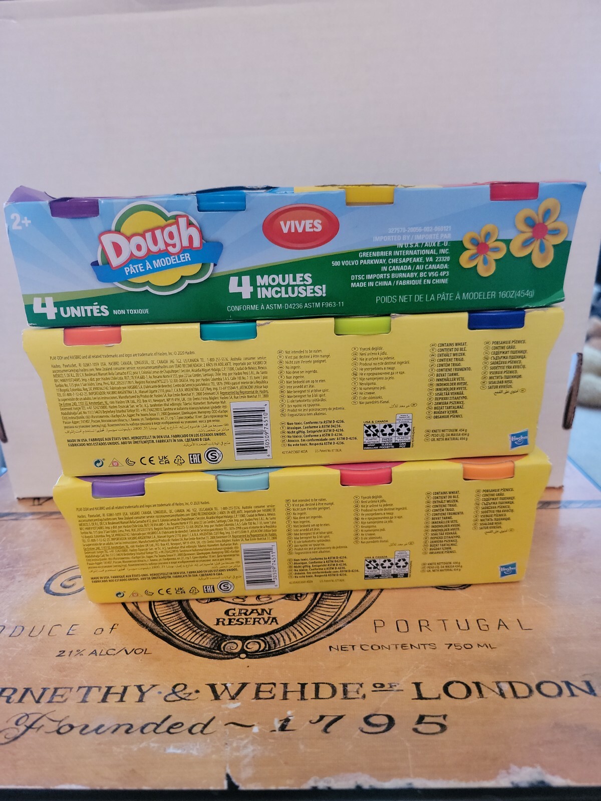 Play-Doh Sweets, Classic & Brights/4 Color Pack Lot of 3/TOTAL of 12 ...