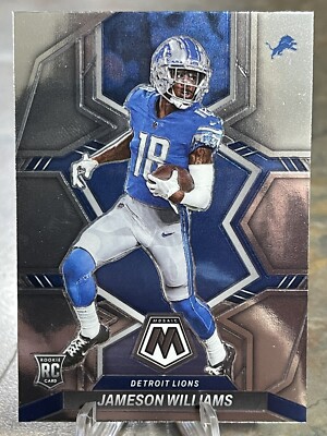 2022 Panini Mosaic Jameson Williams Rookie Card #316 Detroit Lions RC ...