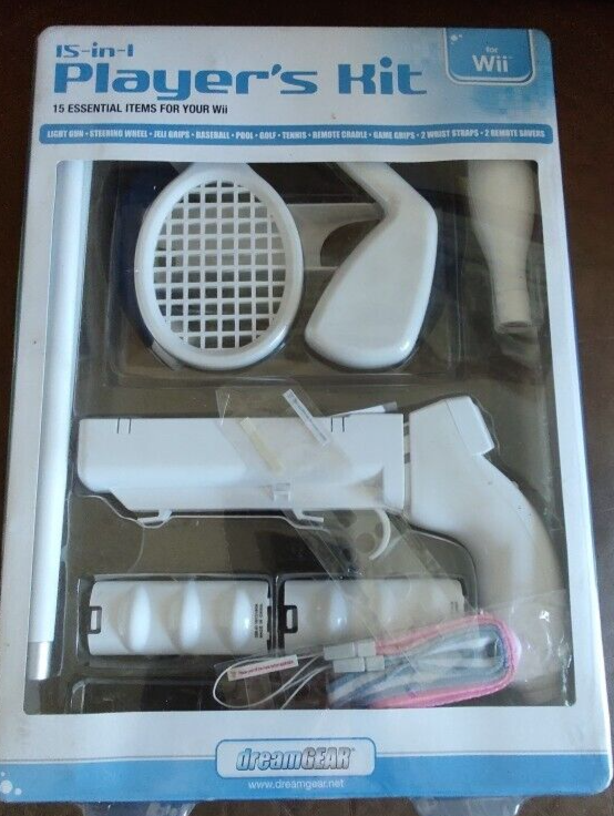 New in Plastic Box DreamGear Wii 15 In 1 Player's Kit | eBay