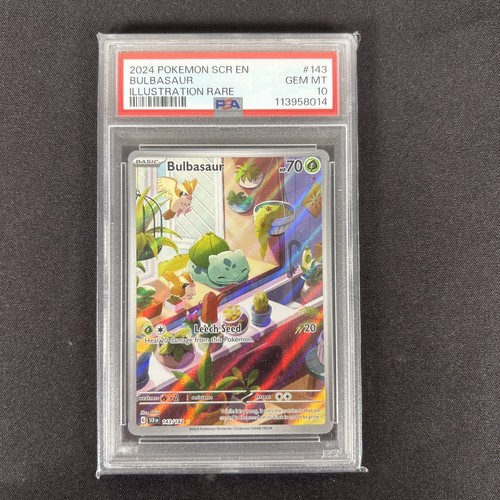 Pokemon TCG Bulbasaur 143/142 Stellar Crown Illustration Rare Card - PSA 10 | eBay