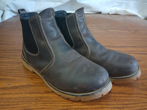 Keen Utility Mens Seattle Romeo Aluminum Toe Brown Leather Work Boots ...