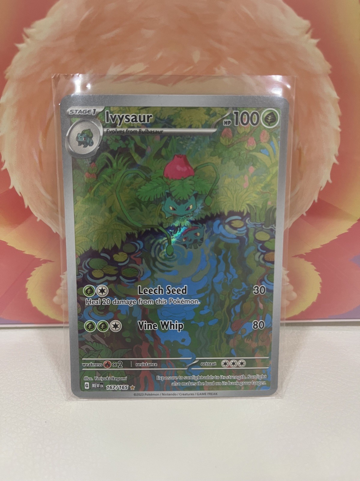 Ivysaur 2023 Scarlet & Violet: 151 #167/165 Illustration Rare Price ...