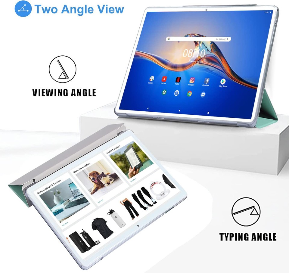 Tablet PC 10 Inch Android 11 4GB RAM 64GB Storage WIFI Dual Camera ...