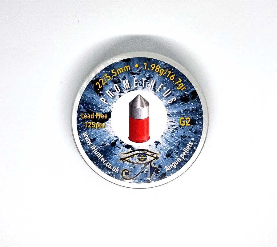 PROMETHEUS 125 Count G2 LEAD-FREE Pointed 5.5mm .22 Caliber Airgun ...