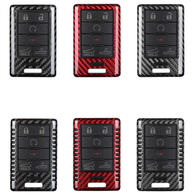 Carbon Fiber Fob Cover Key Case For Chevrolet Corvette C7 14-19 ...