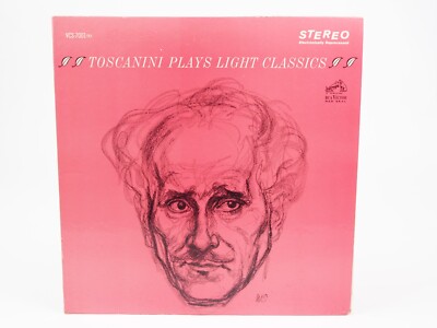 TOSCANINI plays light classics 2 LP VCS 7001 E Vinyl Record Red Seal EX ...