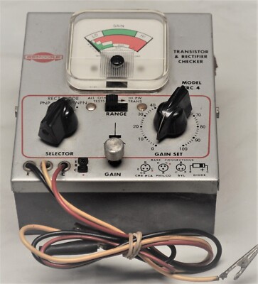 SENCORE MODEL TRC-4 TRANSISTOR & RECTIFIER TESTER COMMERCIAL SURPLUS | eBay