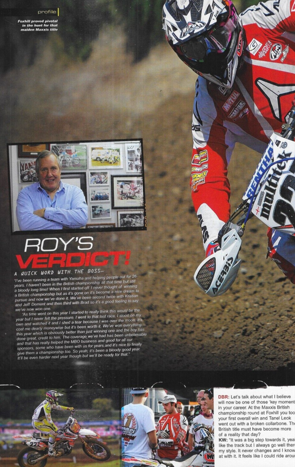 Dirt Bike Rider Magazine Kristian Whatley Team Ireland Limited Edition ...