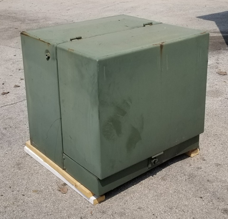 4160 HV 240/120 LV 75 KVA Single Phase Cooper Padmount Transformer Pad ...