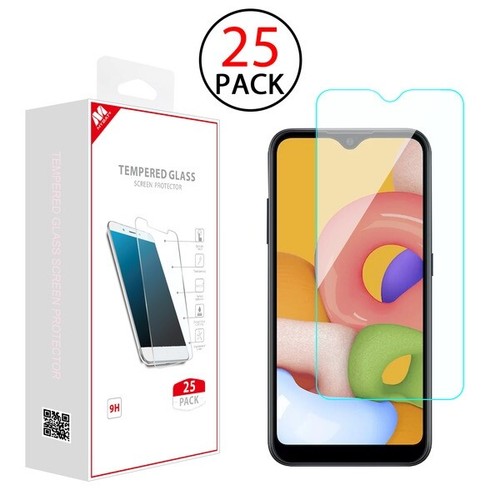 For Samsung Galaxy A01 - Tempered Glass Screen Protector(25-pack ...