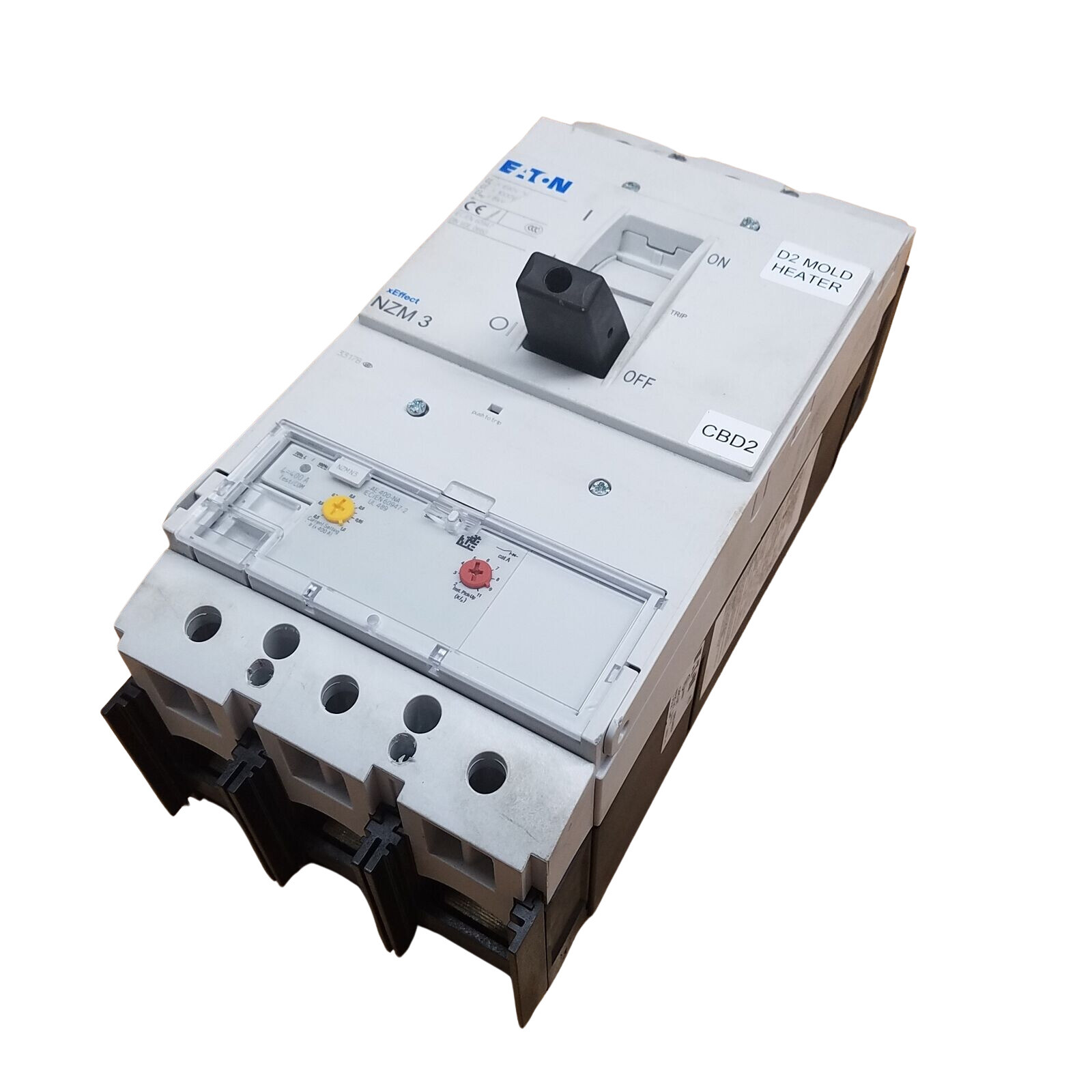 Eaton NZMN3-AE400-NA 400A 3-Pole Molded Case Circuit Breaker for sale ...