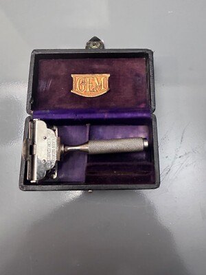 Vintage GEM Single Edge Safety Razor in Box READ | eBay