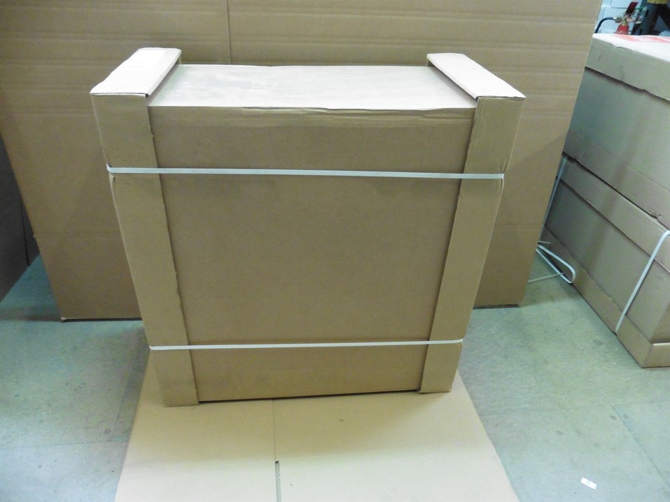 Gloss White Bathroom Vanity Unit Carcase Doors/ Fascia - W640 x H660mm ...