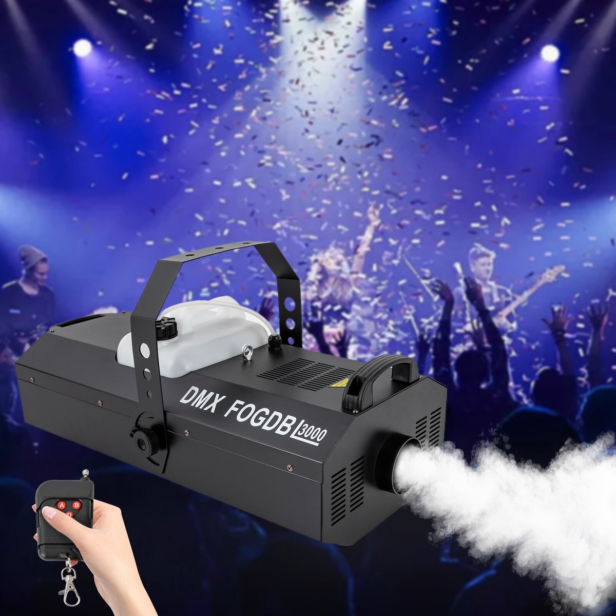 Smoke Machine Fog Ground Low-Lying Fog Machine, 1200W 110V 860-1076ft² ...