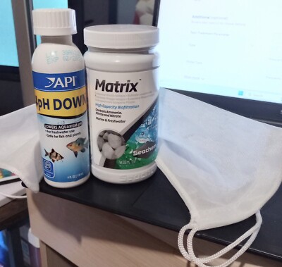 API PH DOWN 4OZ & SEACHEM MATRIX BIOFILTRATION 49OZ NEW | eBay
