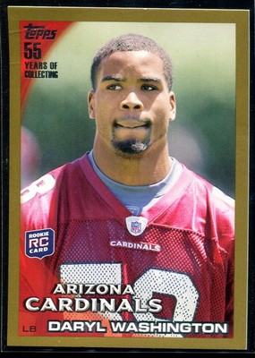 2010 Topps 55 Years Base #388 Daryl Washington Cardinals RC /2010 | eBay