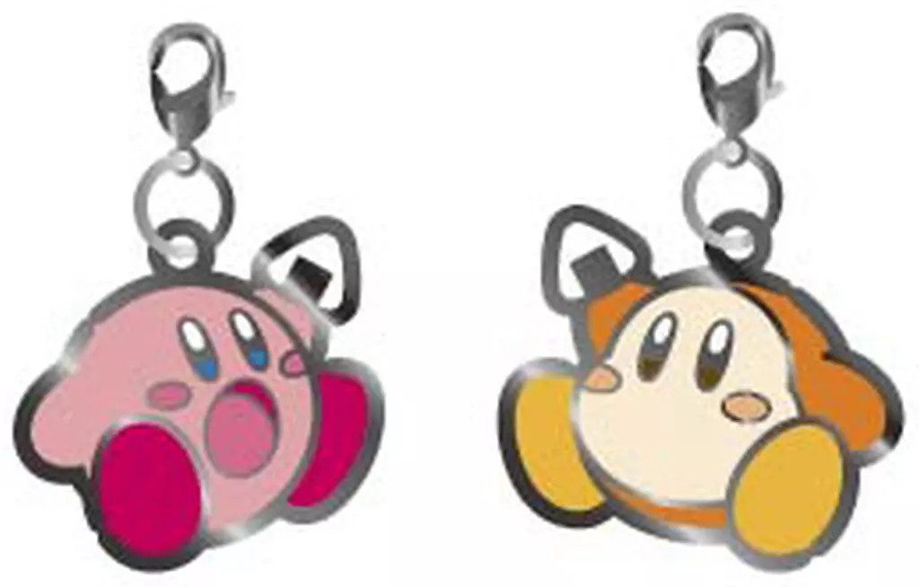 Key chain 1. Kirby & Waddle Dee "Kirby of the Stars Kirby play with ...