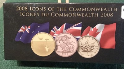 2008 Icons of the Commonwealth 3x Gold Coin Set | eBay