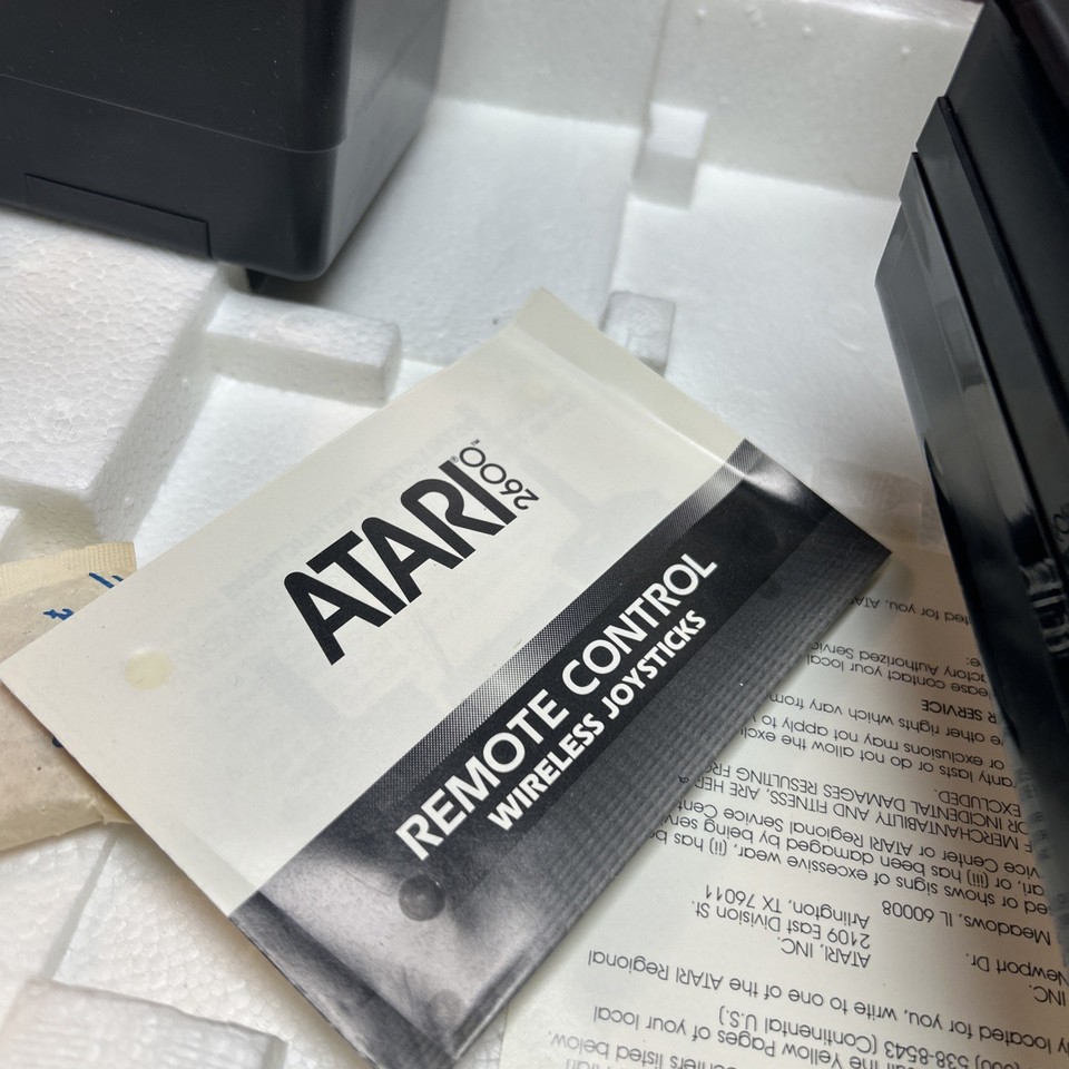 ATARI 2600 REMOTE CONTROL WIRELESS JOYSTICKS IN OPEN BOX! | eBay