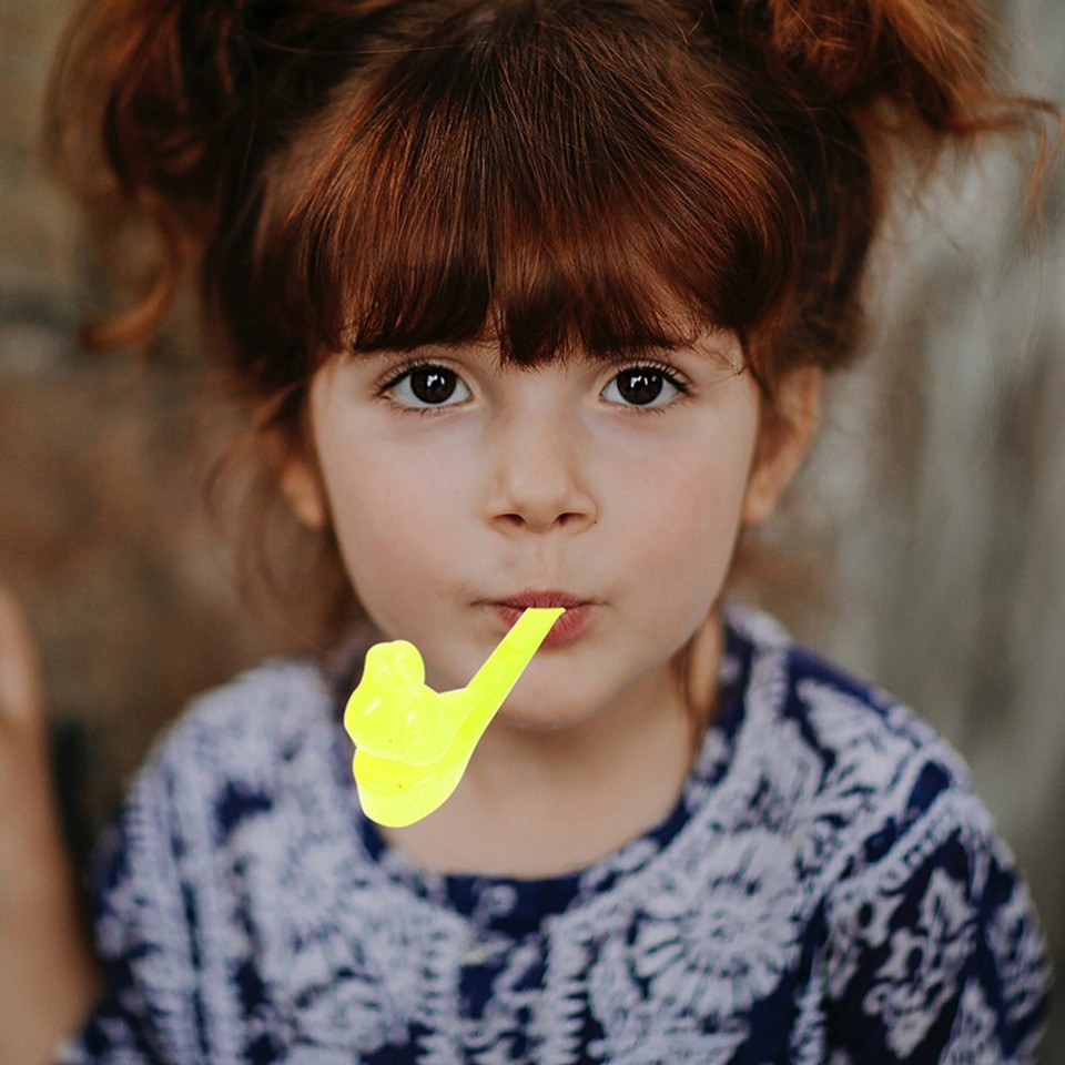 16pcs Colorful Whistle Plastic Bird Shaped Whistle Water Bird Whistle ...