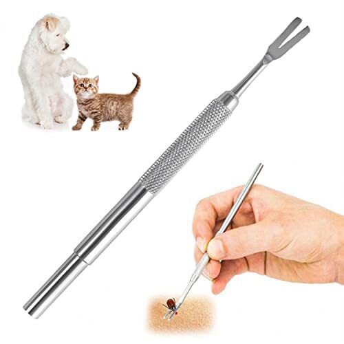 Tick Remover Kit, Stainless Steel Tick Remover Tweezers Tick Remover ...