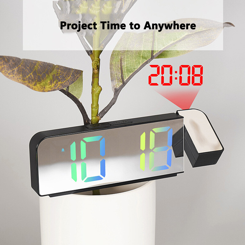 NEW Digital Alarm Clock, LED Clock, Large Display Desk Clock with ...